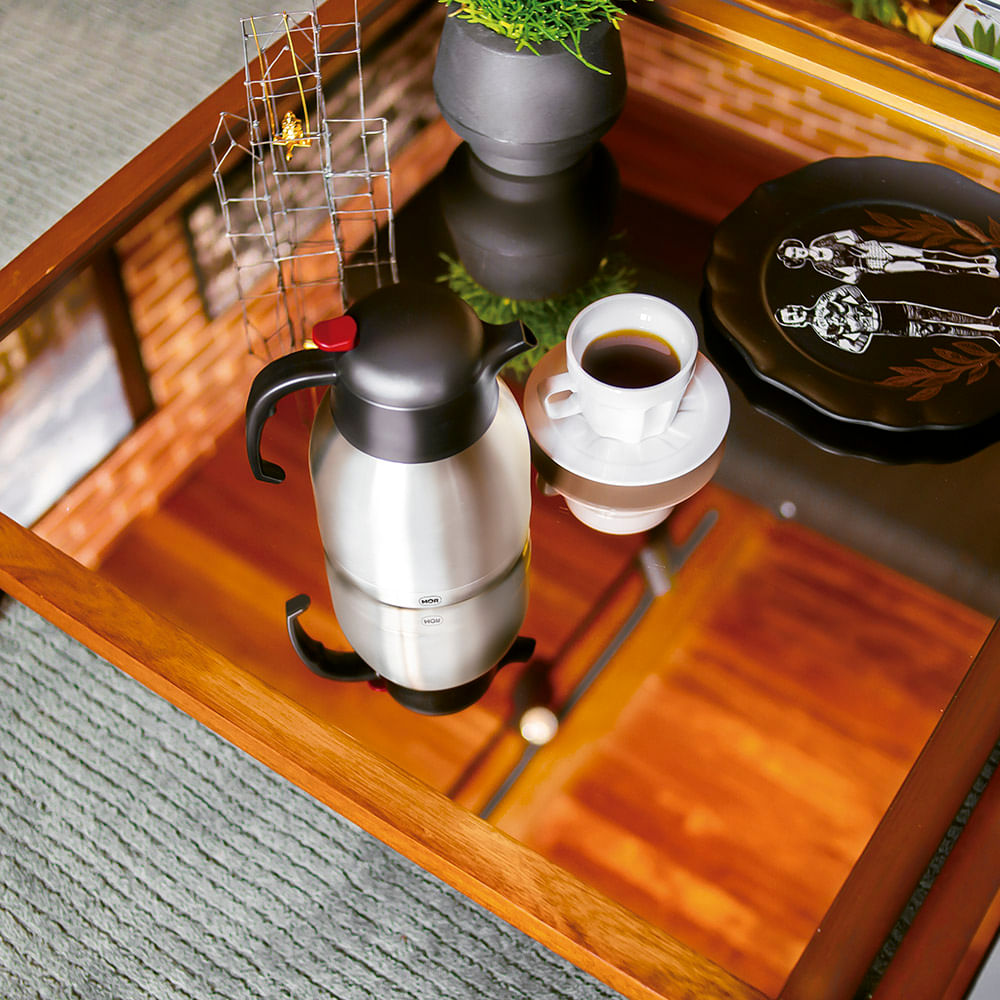 Bule Inox Com Gatilho 1,2 L - Loja Mor