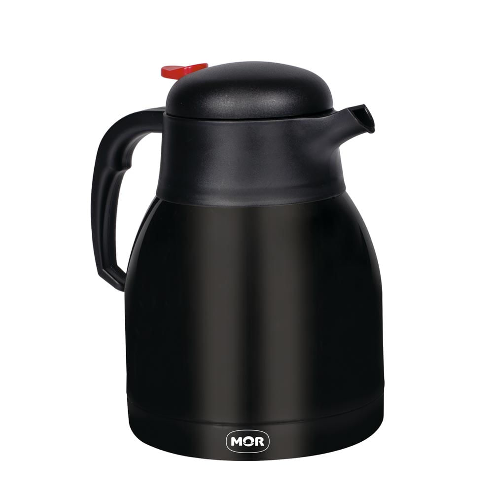 Bule Inox Com Gatilho Trendy 1,2 L - Preto - Loja Mor
