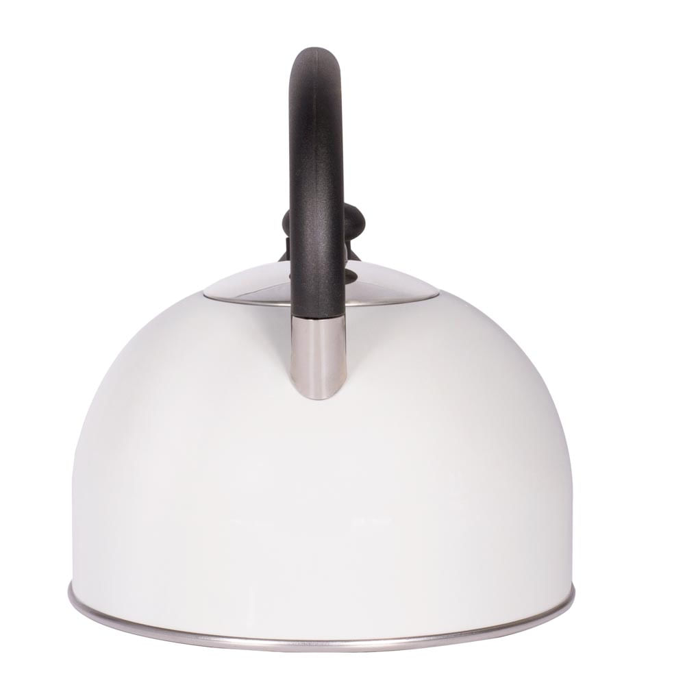 Chaleira Aço Inox 2,5 Litros Mattina - Branco - Loja Mor